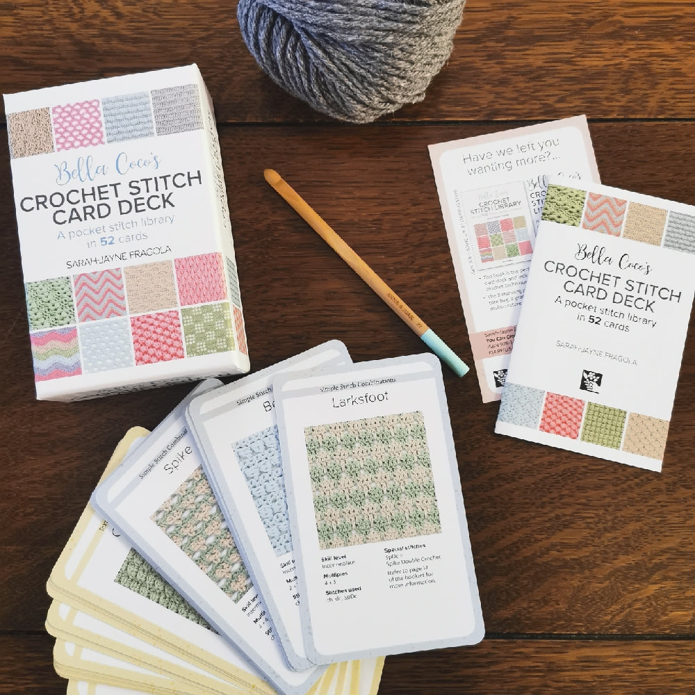 Bella Coco Crochet Stitch Card Deck – Beyond Measure
