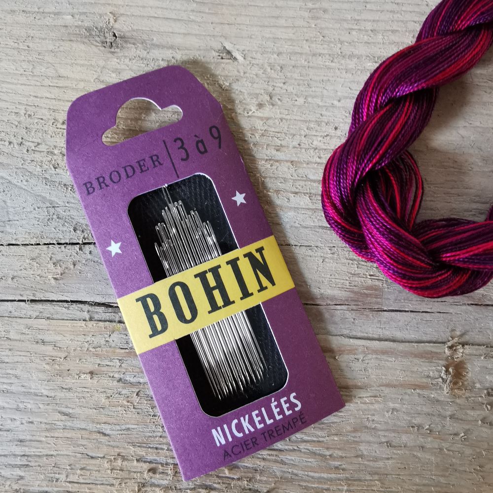 Bohin Sharp Embroidery Needles N°3/9 Mid Century – Beyond Measure
