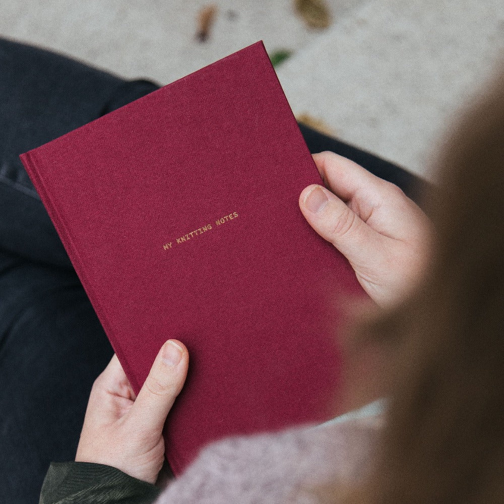 My Knitting Notes notebook from Laine – Beyond Measure