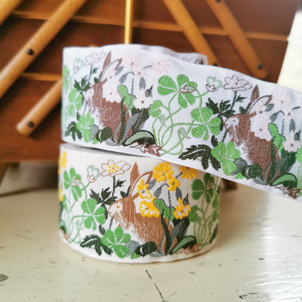 Kafka Hare Ribbon 50mm wide - per 50cm length – Beyond Measure