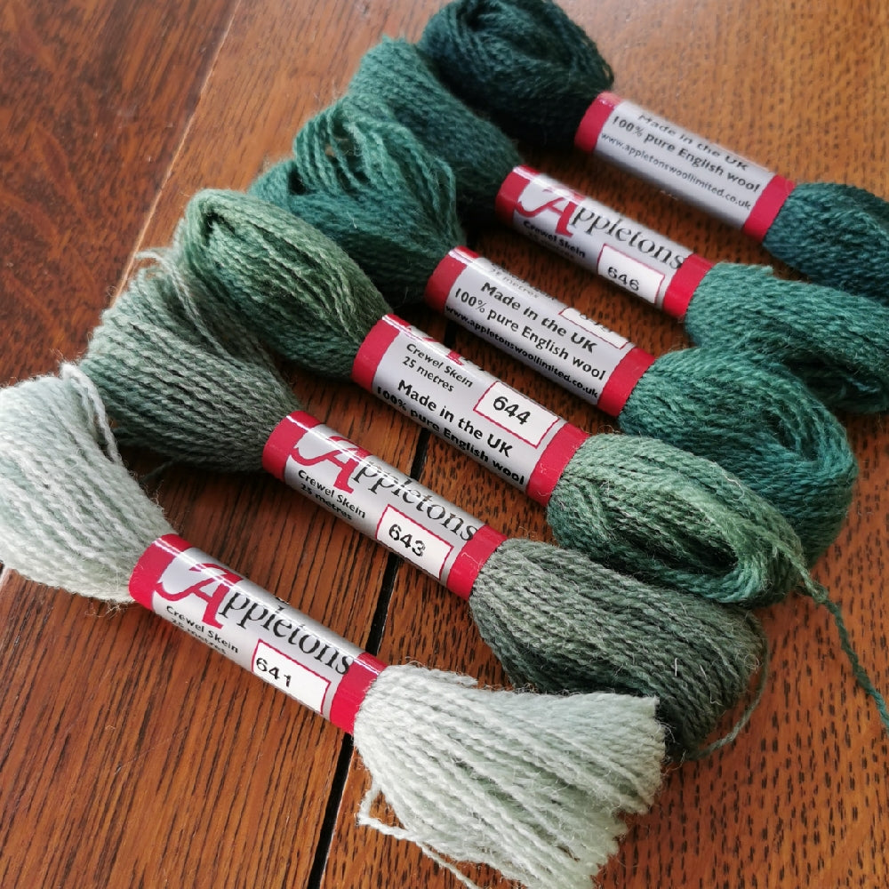 Appletons Wool - crewel Peacock Blue – Beyond Measure