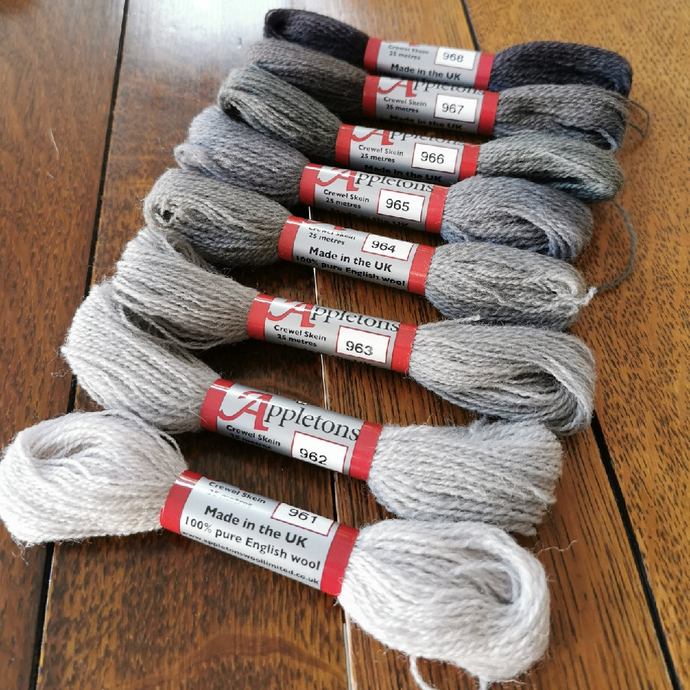 Appletons Wool - crewel Iron Grey – Beyond Measure