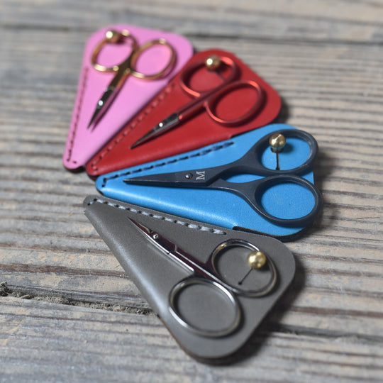Leather scissor and needle cases – Beyond Measure