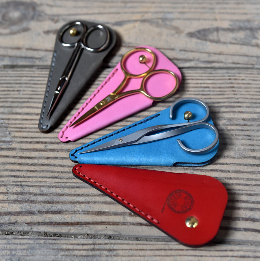 Leather scissor and needle cases – Beyond Measure
