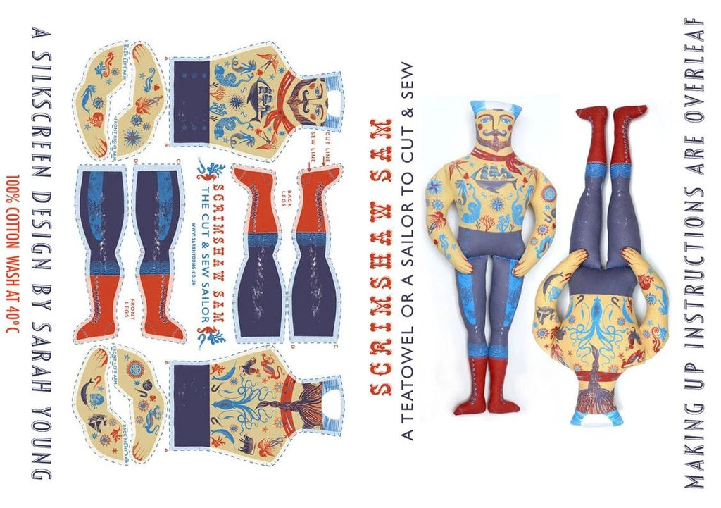 Sarah Young Cut and Sew Character Tea Towel – Beyond Measure