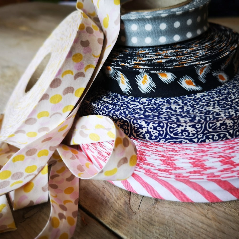 Organic Cotton Bias Binding - Patterned – Beyond Measure